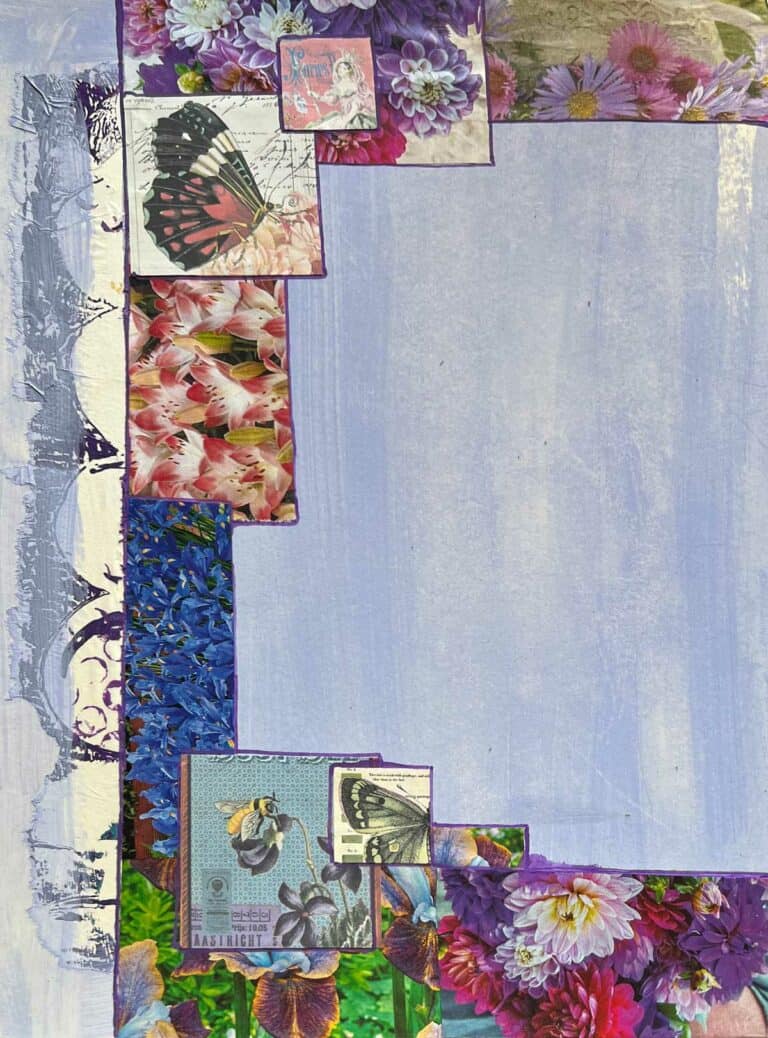 How To Use A Flower Catalog In Mixed Media Magazine Collage – Artsy ...