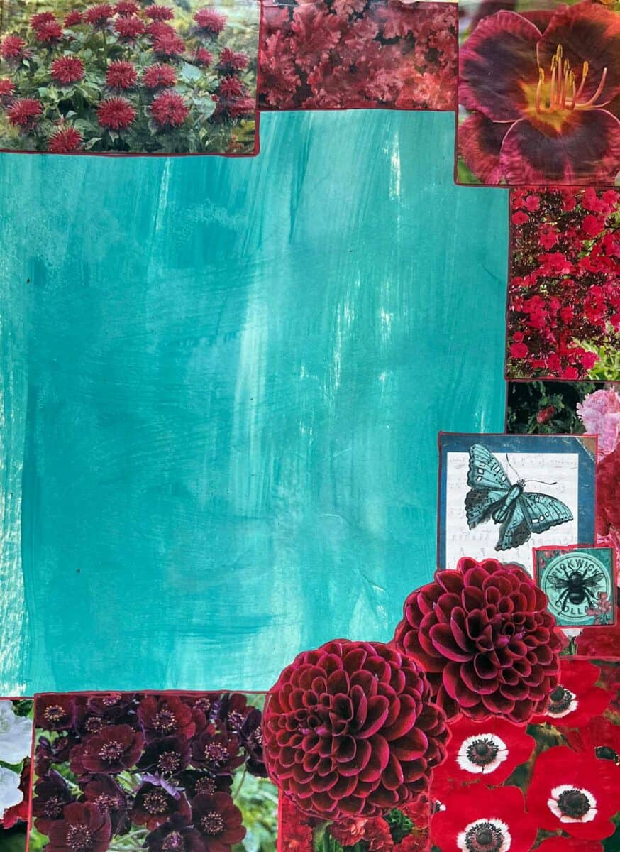 How To Use A Flower Catalog In Mixed Media Magazine Collage · Artsy ...