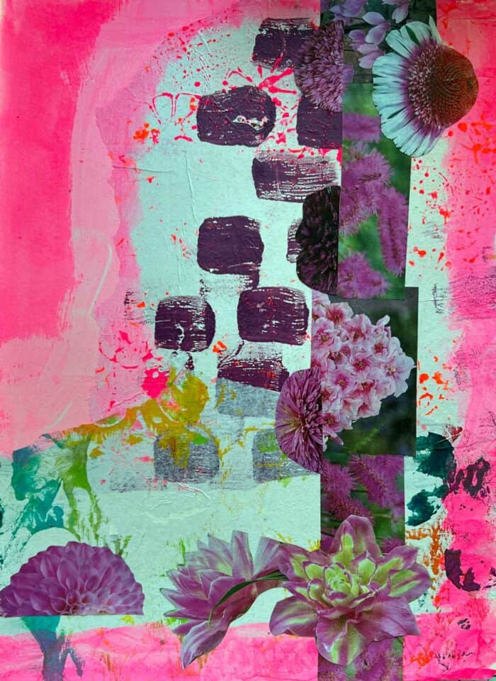 How To Use A Flower Catalog In Mixed Media Magazine Collage · Artsy ...