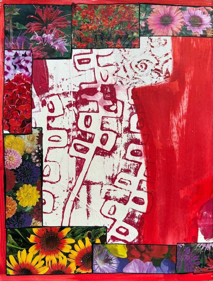 How To Use A Flower Catalog In Mixed Media Magazine Collage · Artsy ...