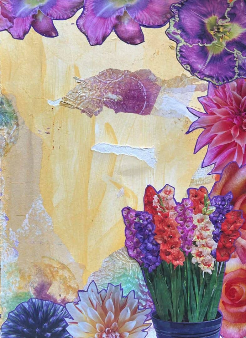 How To Use A Flower Catalog In Mixed Media Magazine Collage · Artsy ...