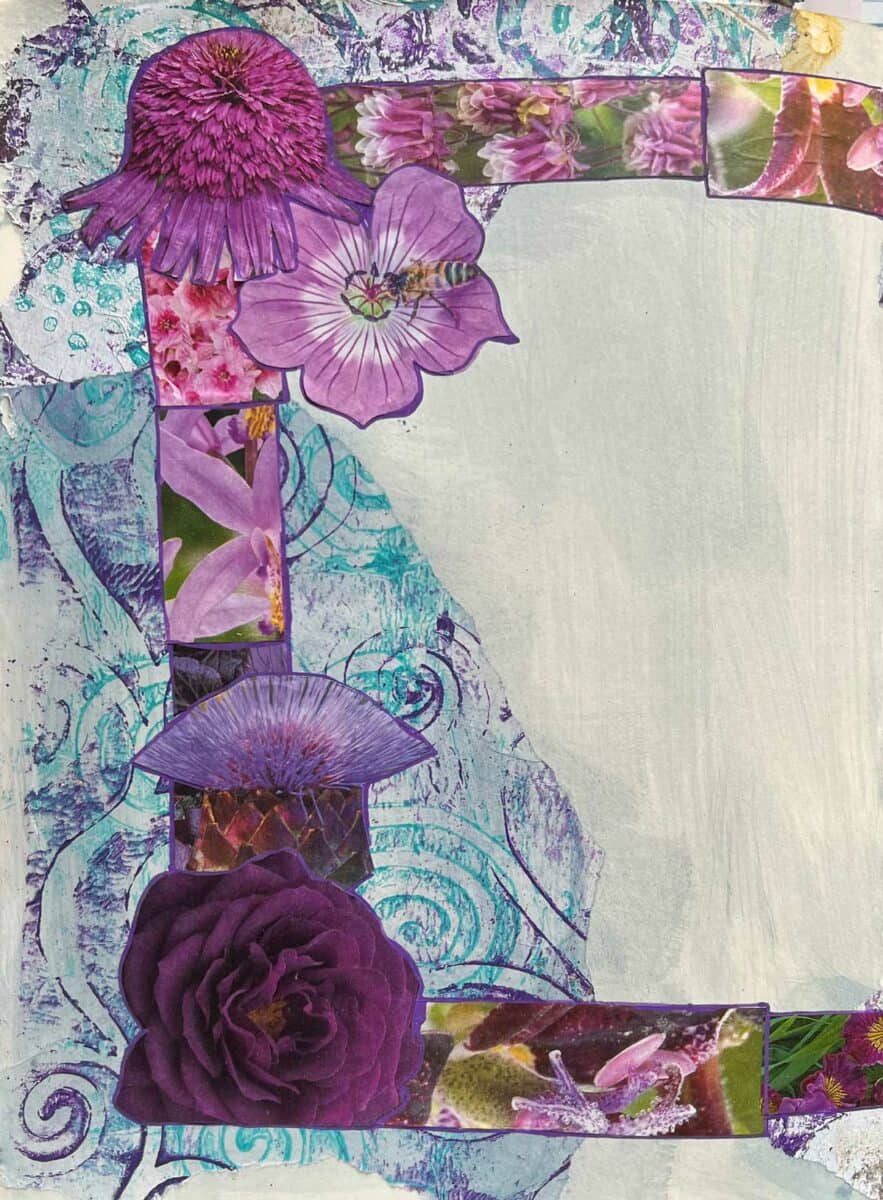 How To Use A Flower Catalog In Mixed Media Magazine Collage · Artsy ...