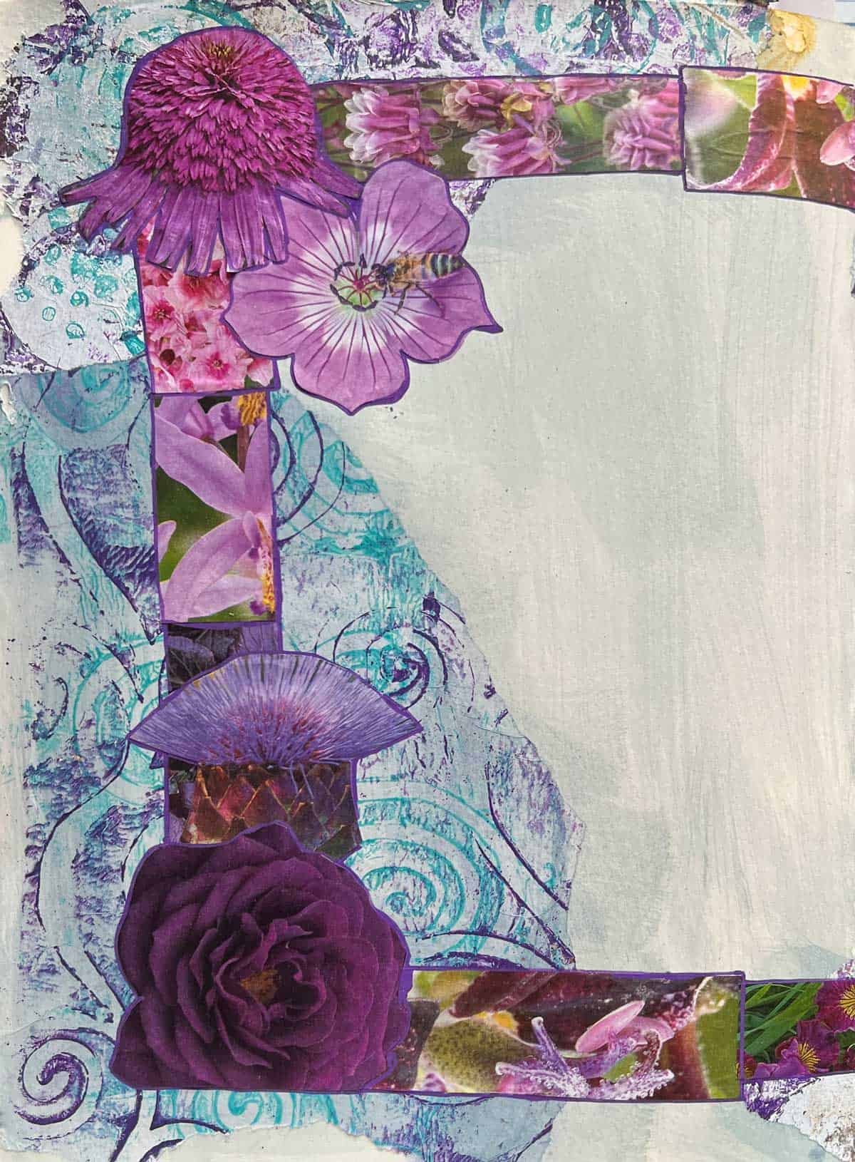 How To Use A Flower Catalog In Mixed Media Magazine Collage · Artsy ...
