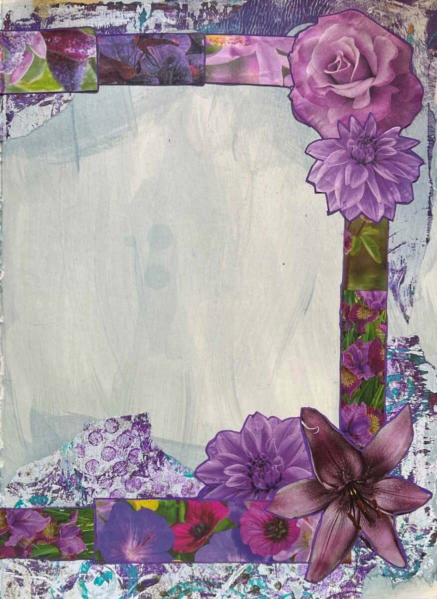 How To Use A Flower Catalog In Mixed Media Magazine Collage · Artsy ...