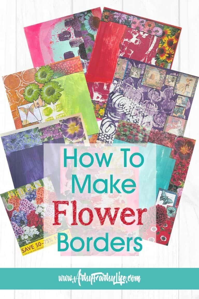 How To Use A Flower Catalog In Mixed Media Magazine Collage · Artsy ...