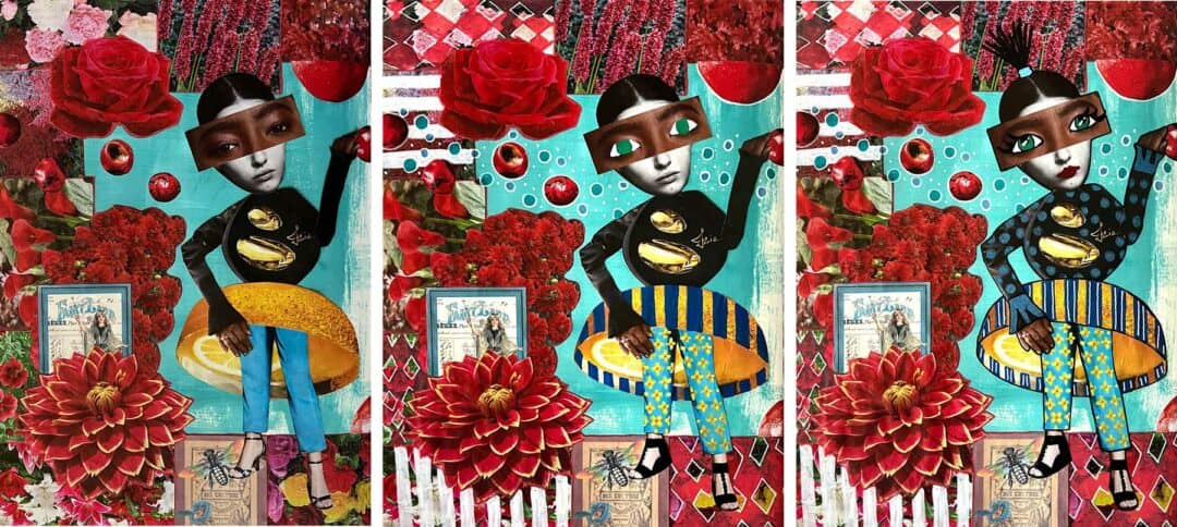 How To Make DIY Magazine Collage Wall Art Aesthetic · Artsy Fartsy Life