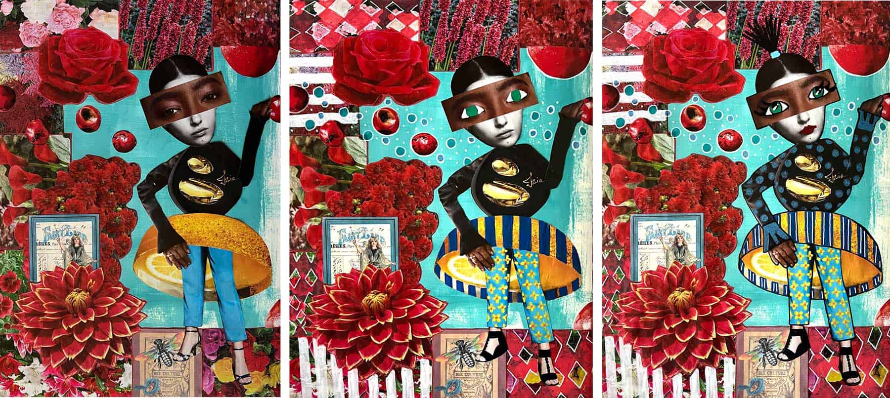 How To Make DIY Magazine Collage Wall Art Aesthetic · Artsy Fartsy Life