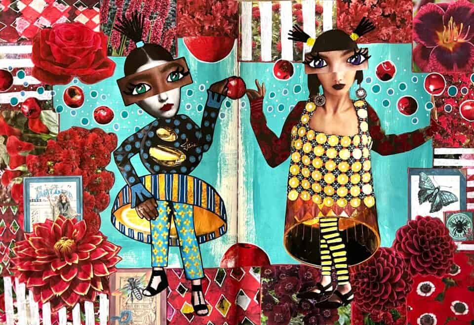 How To Make DIY Magazine Collage Wall Art Aesthetic · Artsy Fartsy Life