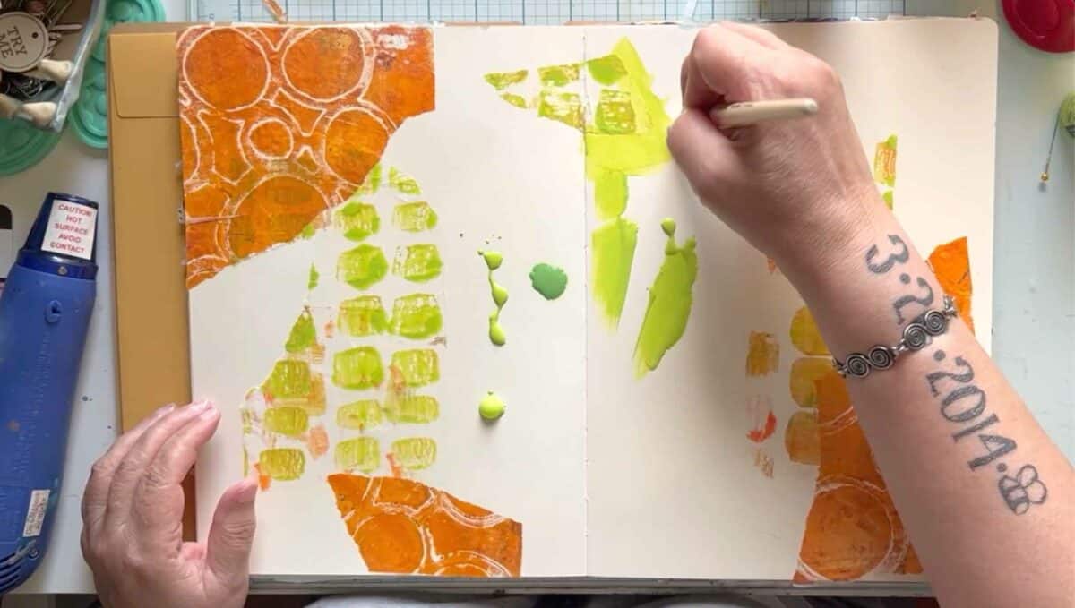 How To Make Backgrounds In A Blank Journal · Artsy Fartsy Life