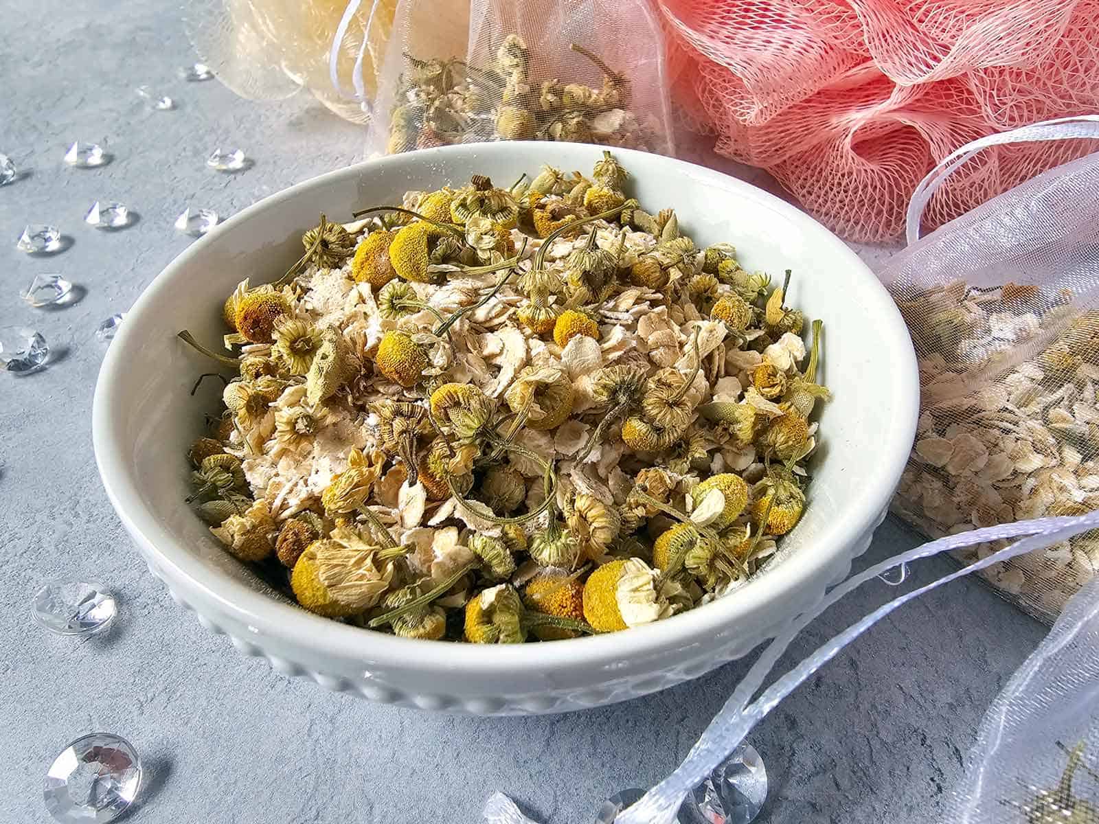 DIY Herbal Bath Tea - The Best Homemade Tub Soak! · Artsy Fartsy Life