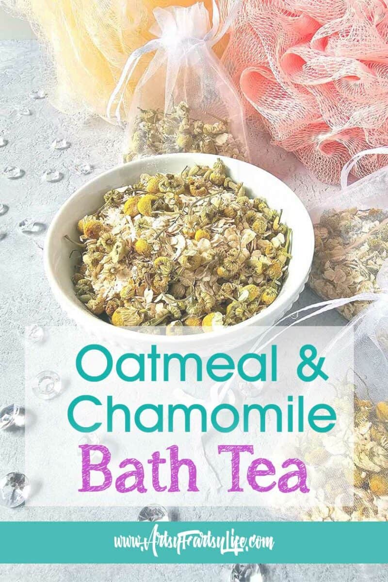 DIY Herbal Bath Tea - The Best Homemade Tub Soak! · Artsy Fartsy Life