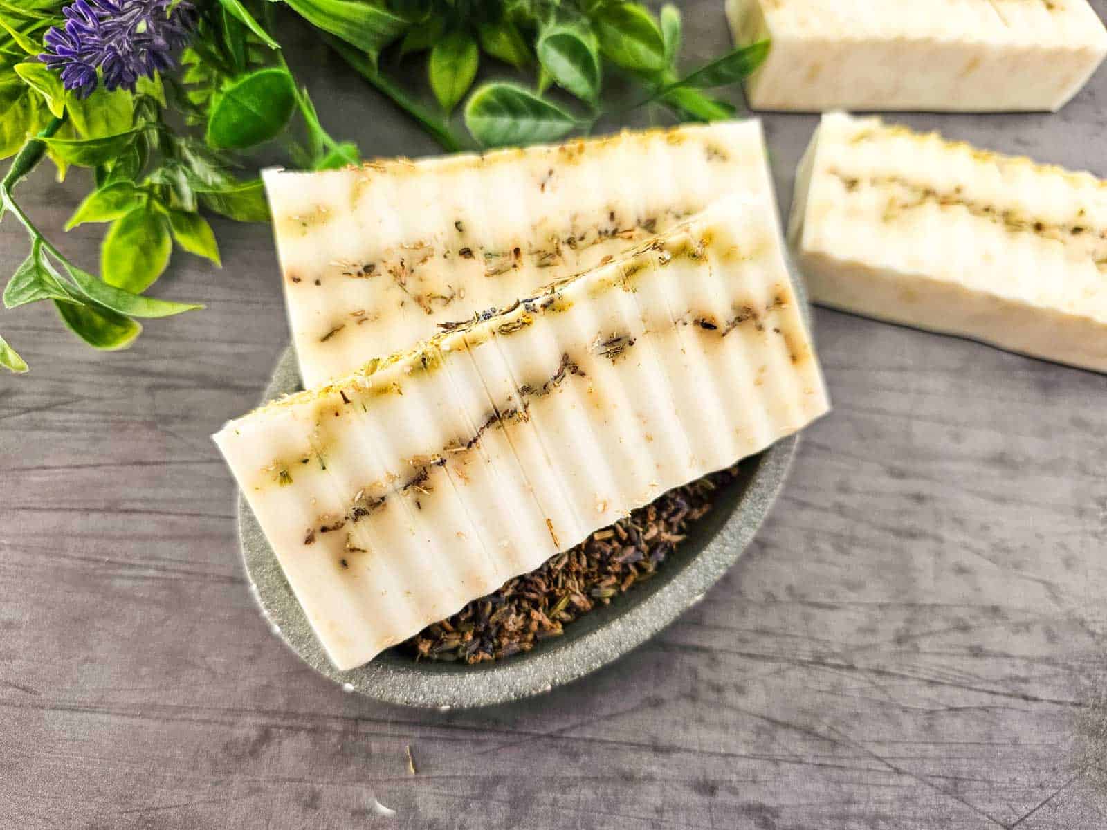 How To Make Natural Homemade DIY Lavender Soap · Artsy Fartsy Life