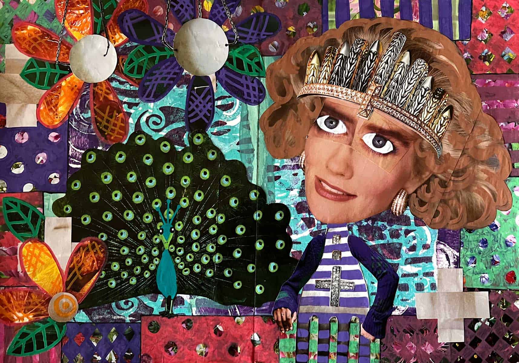 How To Fix A Busy Background - Collage Art Tips & Ideas · Artsy Fartsy Life