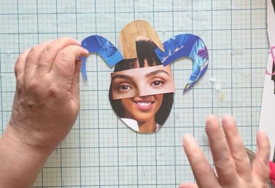 How To Make Magazine Collage Hair - Art Tutorial · Artsy Fartsy Life