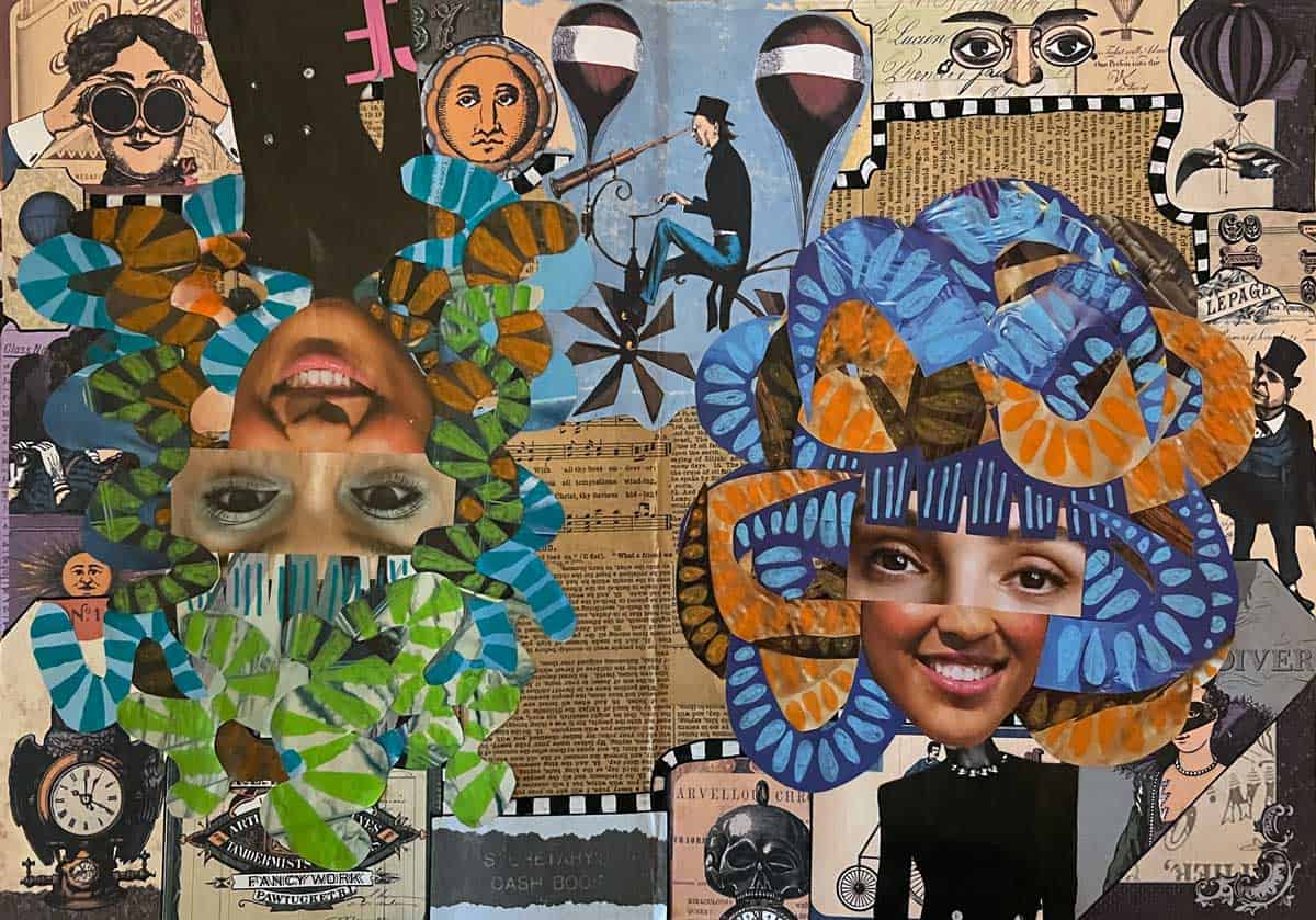 How To Make Magazine Collage Hair - Art Tutorial · Artsy Fartsy Life