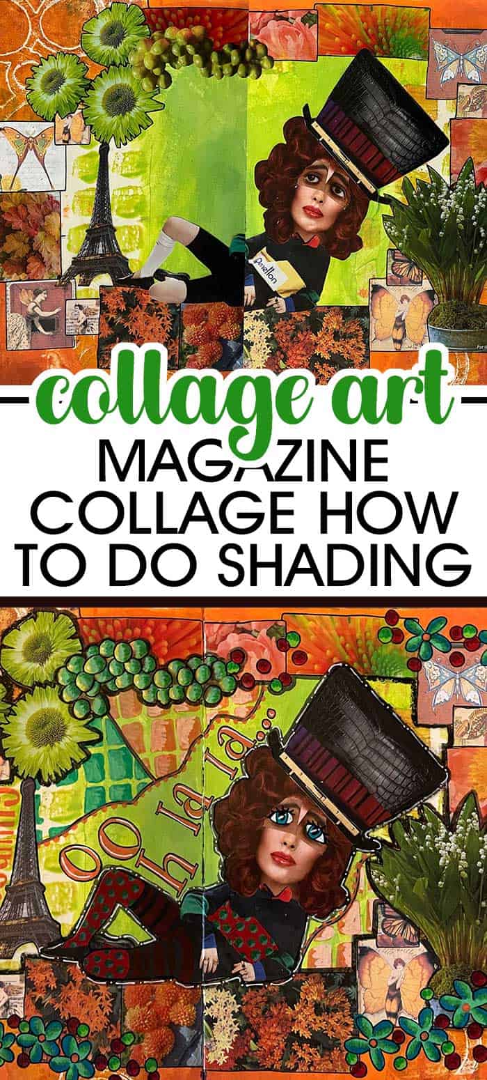 How To Do Amazing Shading In Magazine Collage Art! · Artsy Fartsy Life