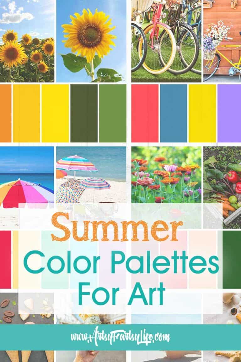 Summer Color Palettes For Your Seasonal Artwork · Artsy Fartsy Life