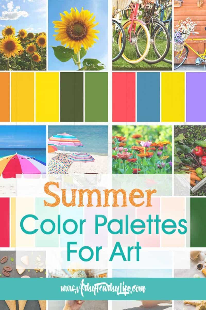 Summer Color Palettes For Your Seasonal Artwork · Artsy Fartsy Life