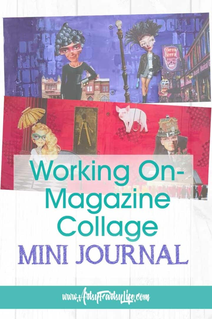 Easy Magazine Collage Ideas With Just Simple Supplies! · Artsy Fartsy Life