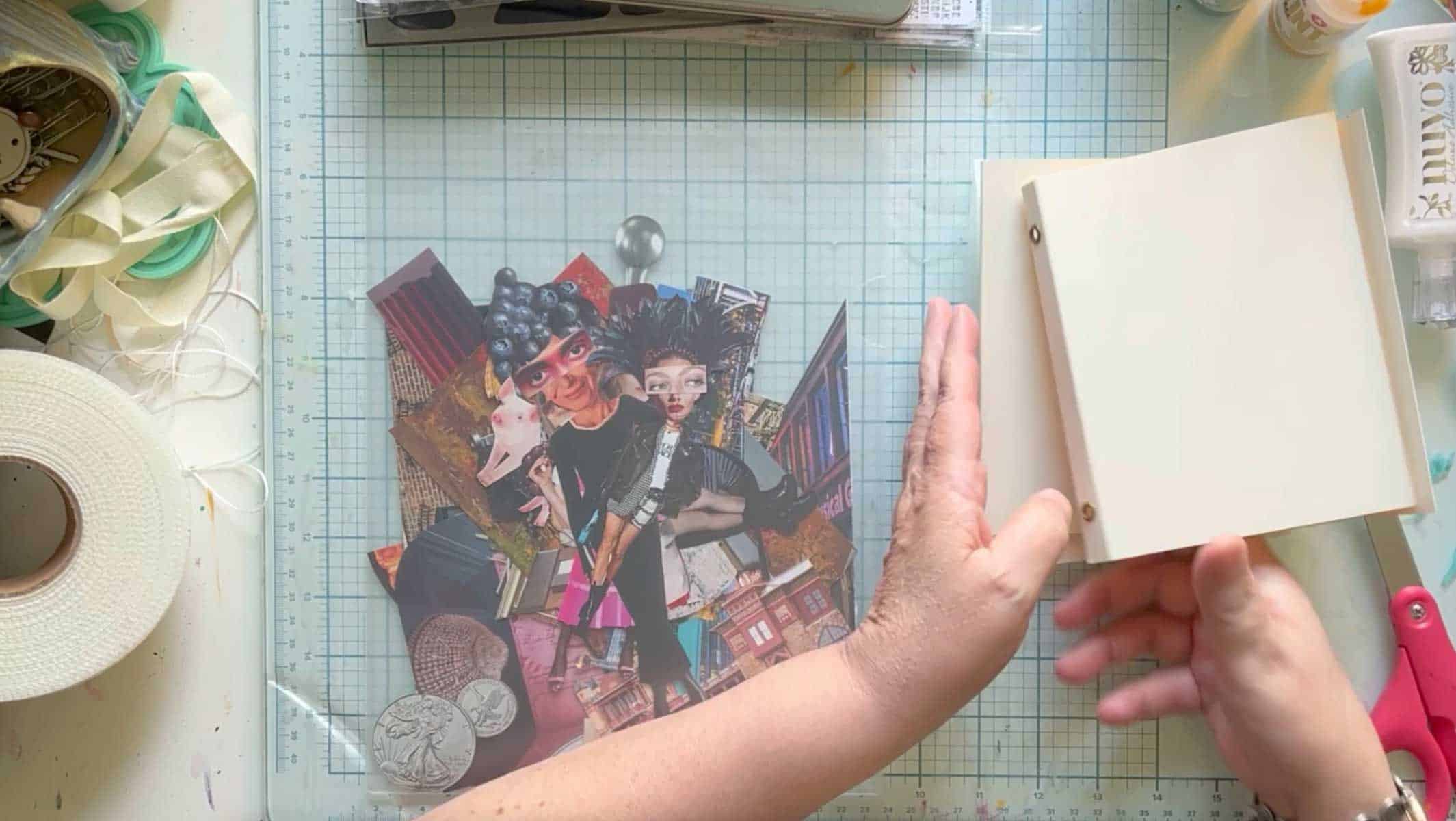 Working On My Tim Holtz Mini Magazine Collage Journal – Artsy Fartsy Life