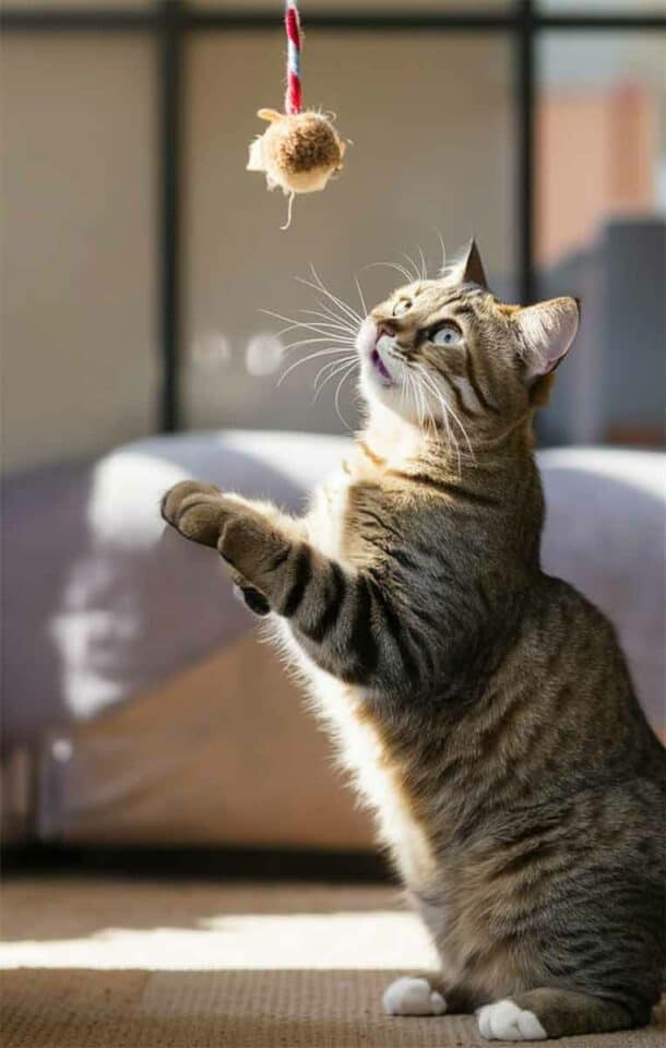 7 Ways To Keep Your Cat Busy & Happy! · Artsy Fartsy Life