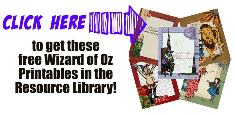Wizard of Oz - Free Printable Junk Journal Pages · Artsy Fartsy Life