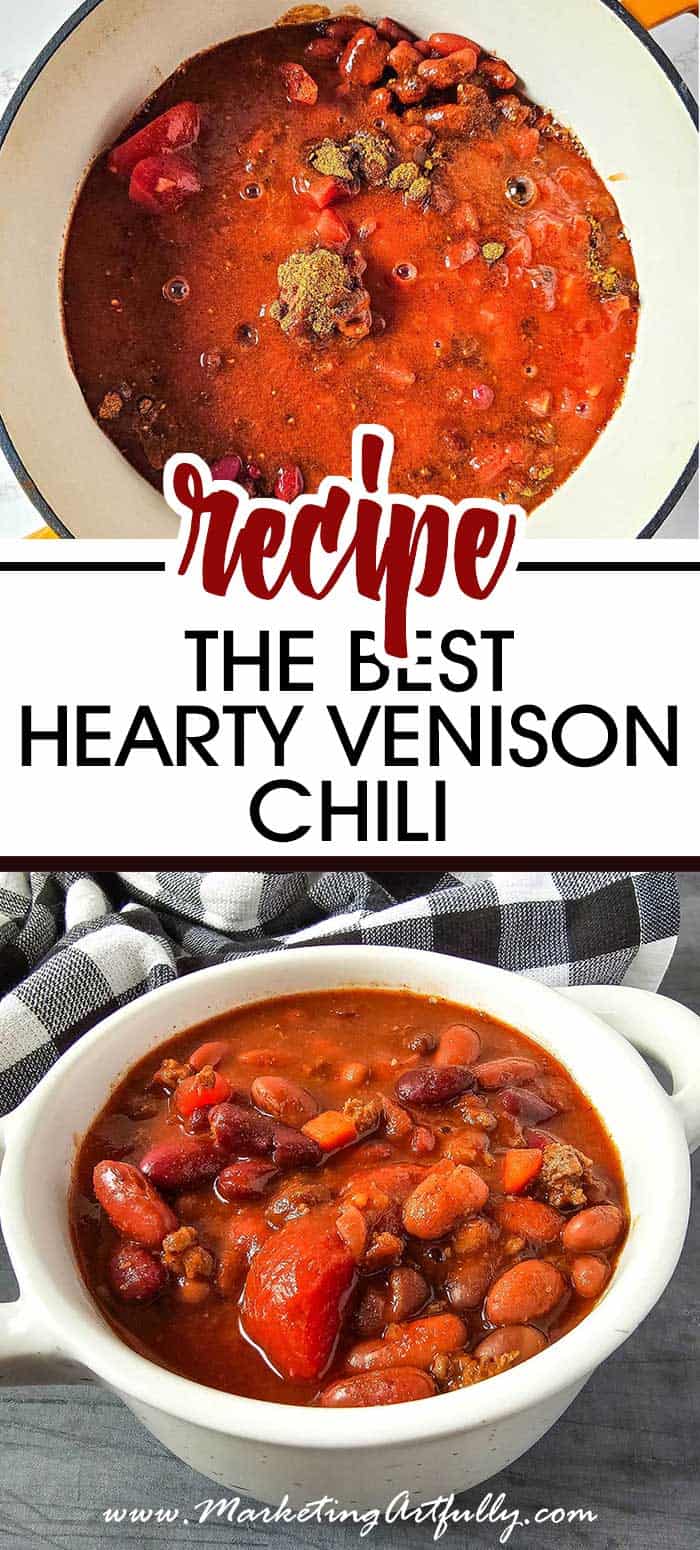 The Best Hearty Stovetop Venison Chili Recipe · Artsy Fartsy Life