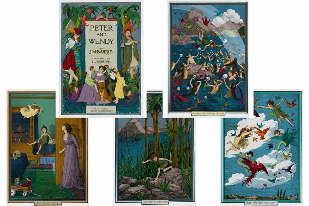 Vintage Peter Pan Free Printable Junk Journal Pages · Artsy Fartsy Life