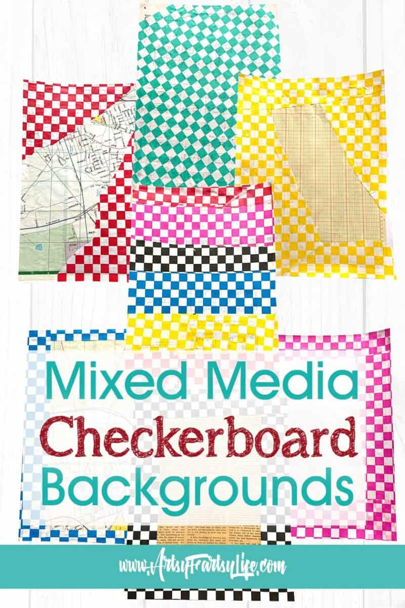 How To Make Checkerboard Backgrounds · Artsy Fartsy Life
