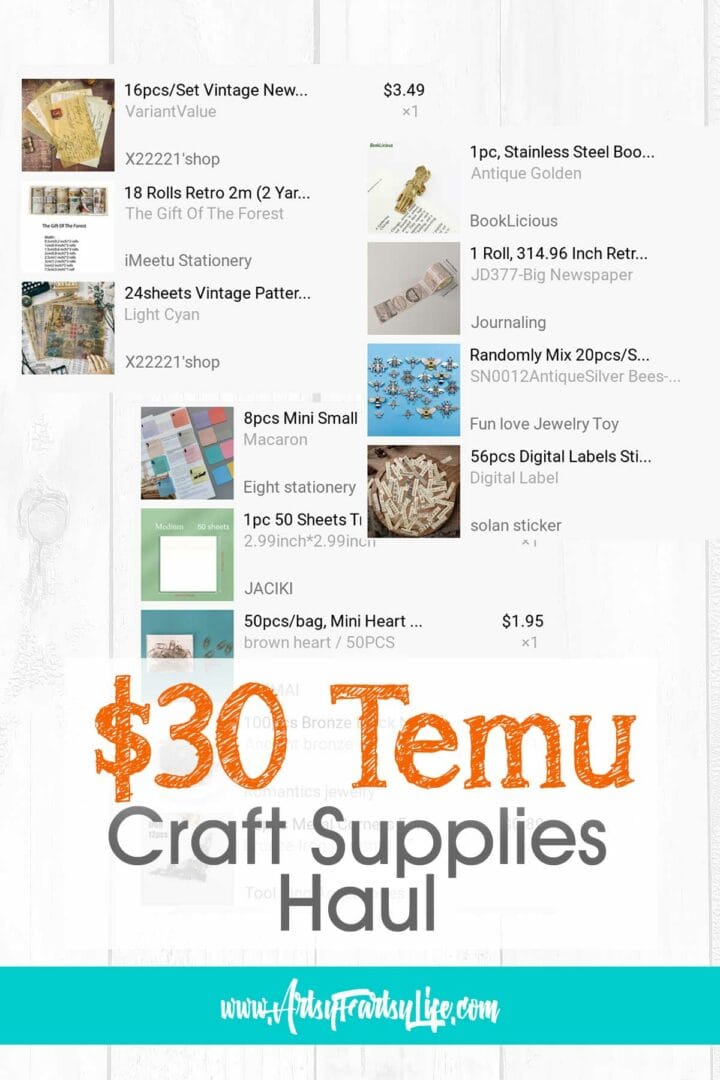 Was My $30 Temu Craft Supplies Haul Worth It? · Artsy Fartsy Life