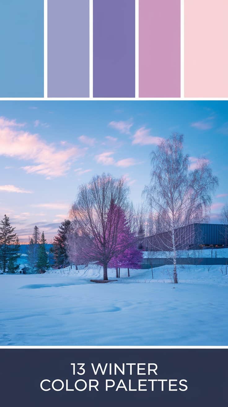 13 Winter Color Palettes For Seasonal Artwork · Artsy Fartsy Life