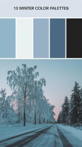 13 Winter Color Palettes For Seasonal Artwork · Artsy Fartsy Life