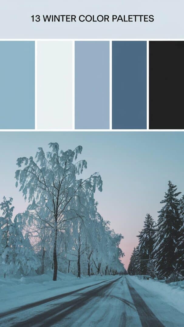 13 Winter Color Palettes For Seasonal Artwork · Artsy Fartsy Life