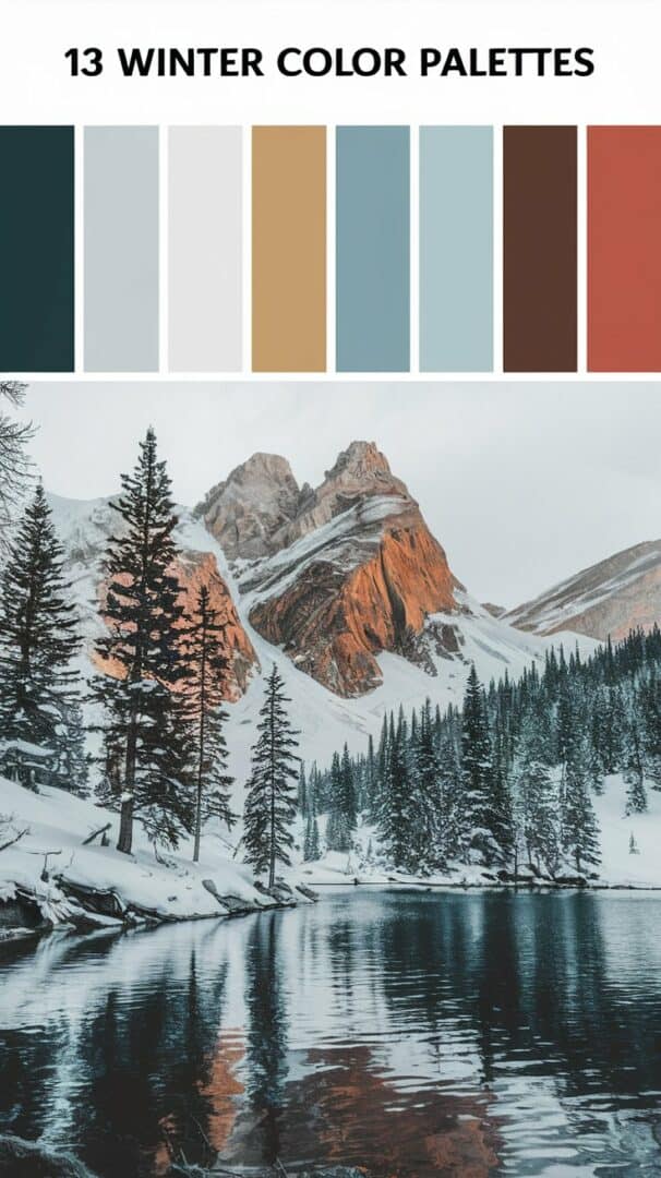 13 Winter Color Palettes For Seasonal Artwork · Artsy Fartsy Life