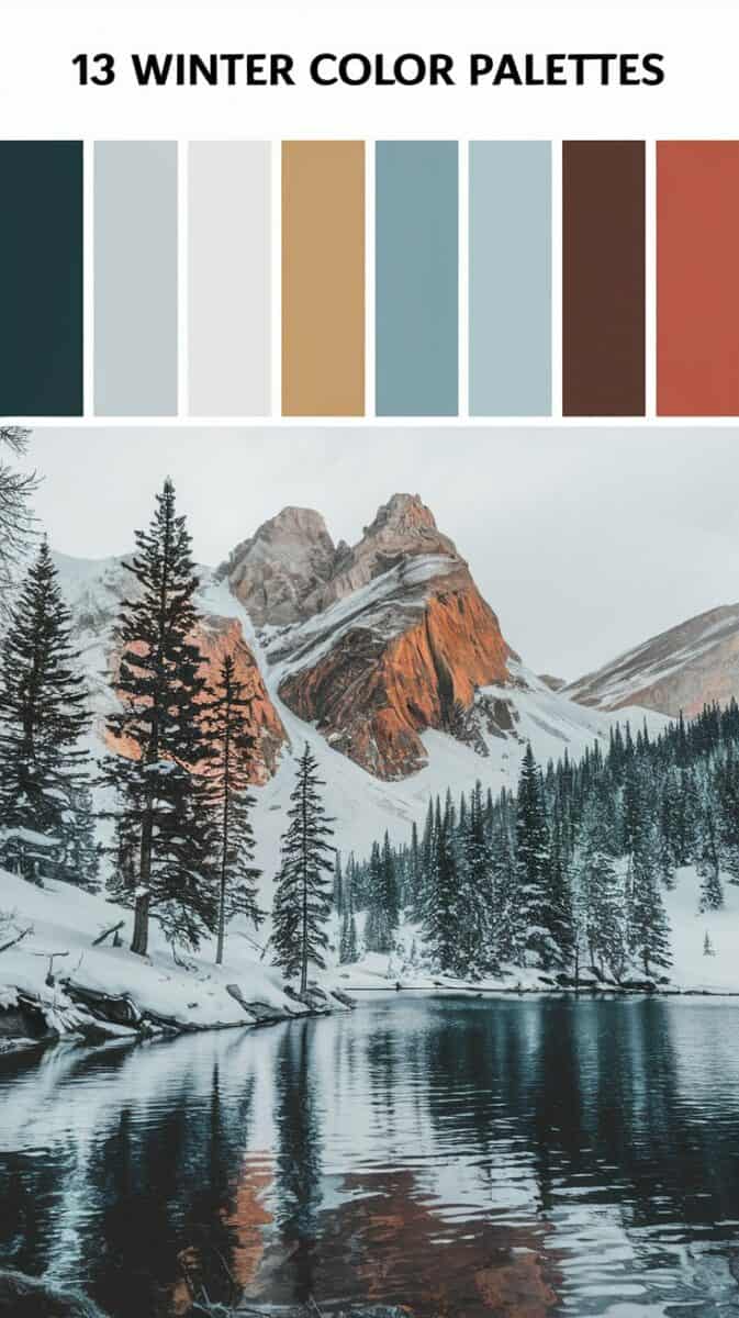 13 Winter Color Palettes For Seasonal Artwork · Artsy Fartsy Life