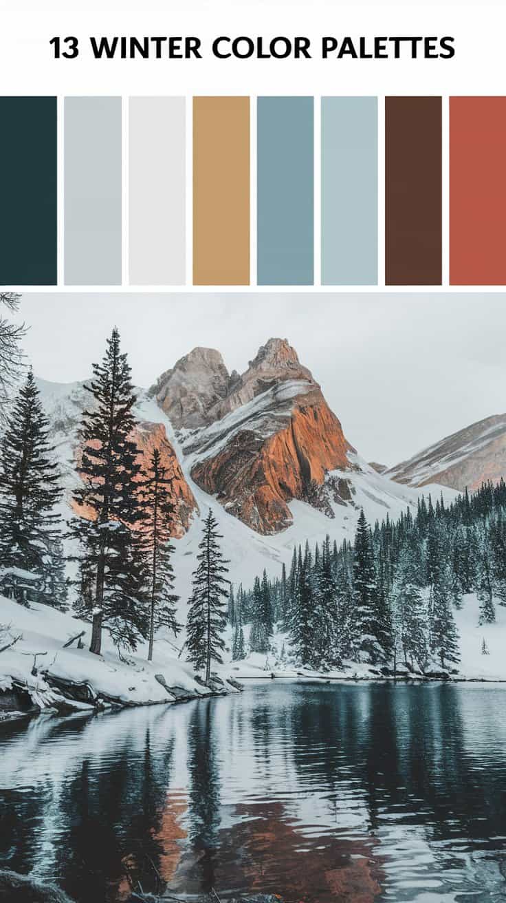 13 Winter Color Palettes For Seasonal Artwork · Artsy Fartsy Life