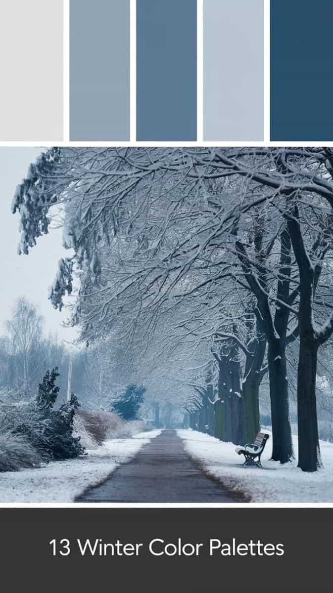 13 Winter Color Palettes For Seasonal Artwork · Artsy Fartsy Life