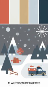 13 Winter Color Palettes For Seasonal Artwork · Artsy Fartsy Life