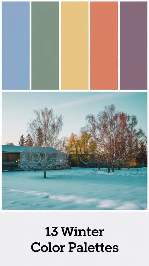 13 Winter Color Palettes For Seasonal Artwork · Artsy Fartsy Life