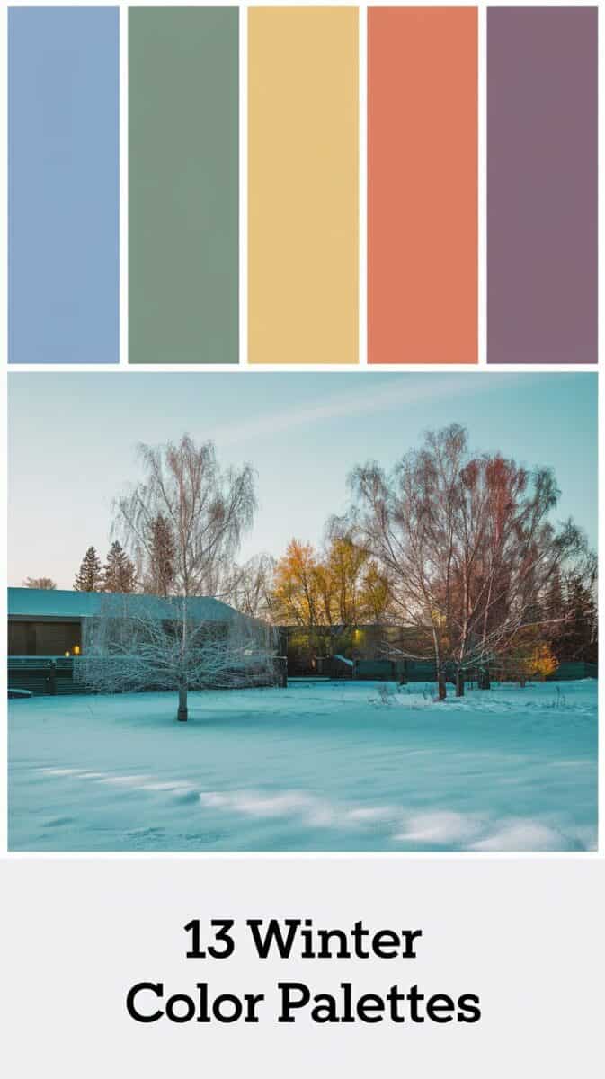 13 Winter Color Palettes For Seasonal Artwork · Artsy Fartsy Life