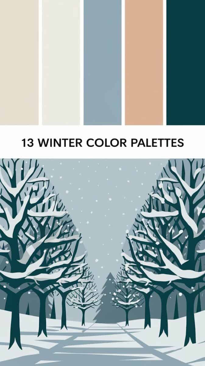 13 Winter Color Palettes For Seasonal Artwork · Artsy Fartsy Life