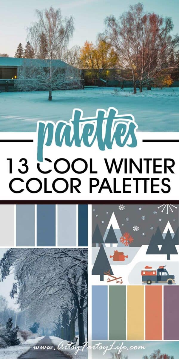 13 Winter Color Palettes For Seasonal Artwork · Artsy Fartsy Life