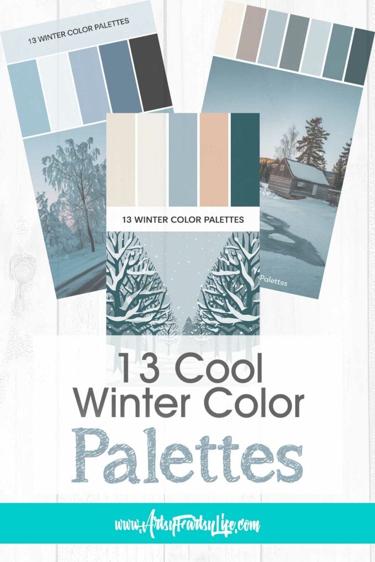 13 Winter Color Palettes For Seasonal Artwork · Artsy Fartsy Life