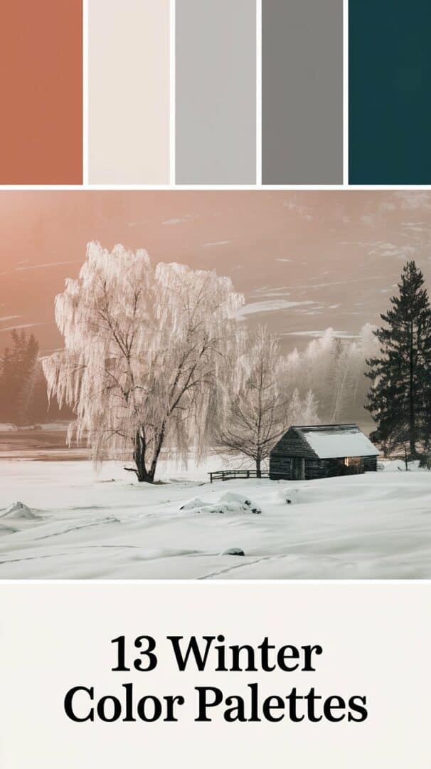 13 Winter Color Palettes For Seasonal Artwork · Artsy Fartsy Life