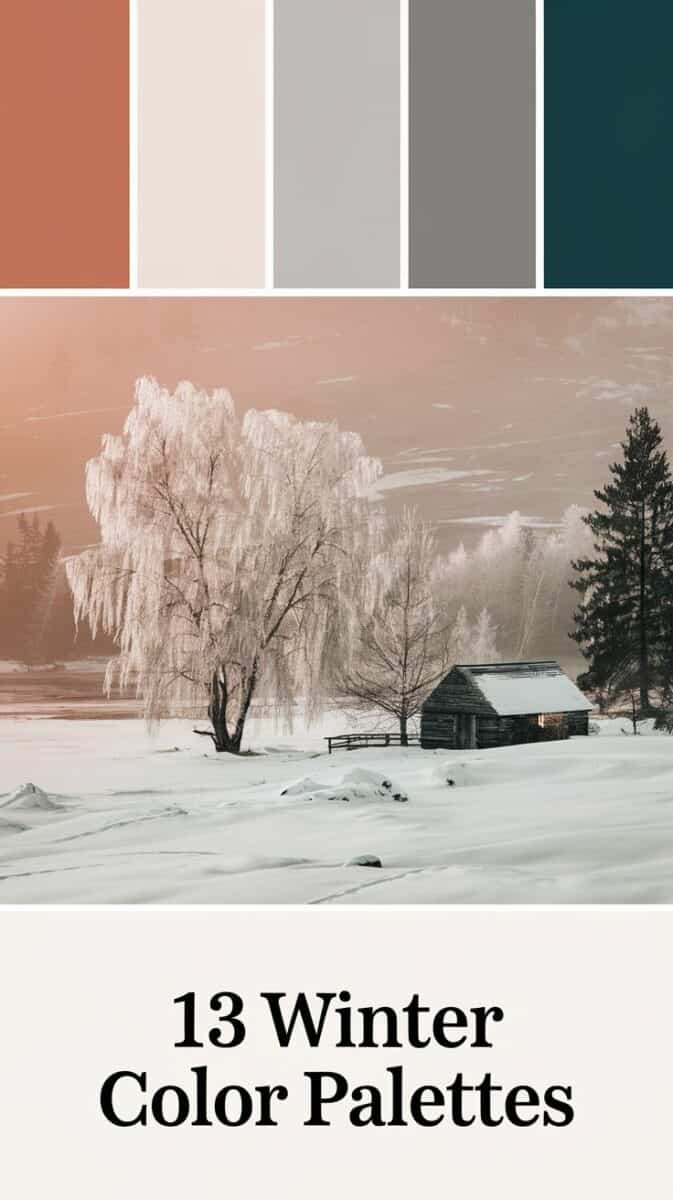 13 Winter Color Palettes For Seasonal Artwork · Artsy Fartsy Life