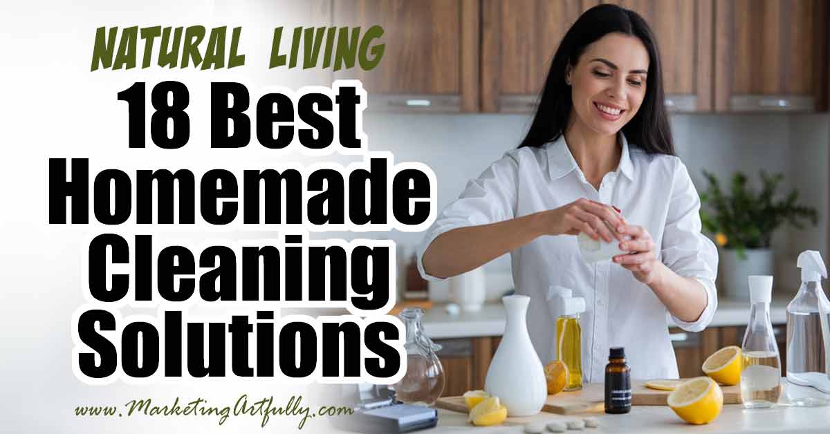 18 Best Homemade Cleaning Solutions · Artsy Fartsy Life