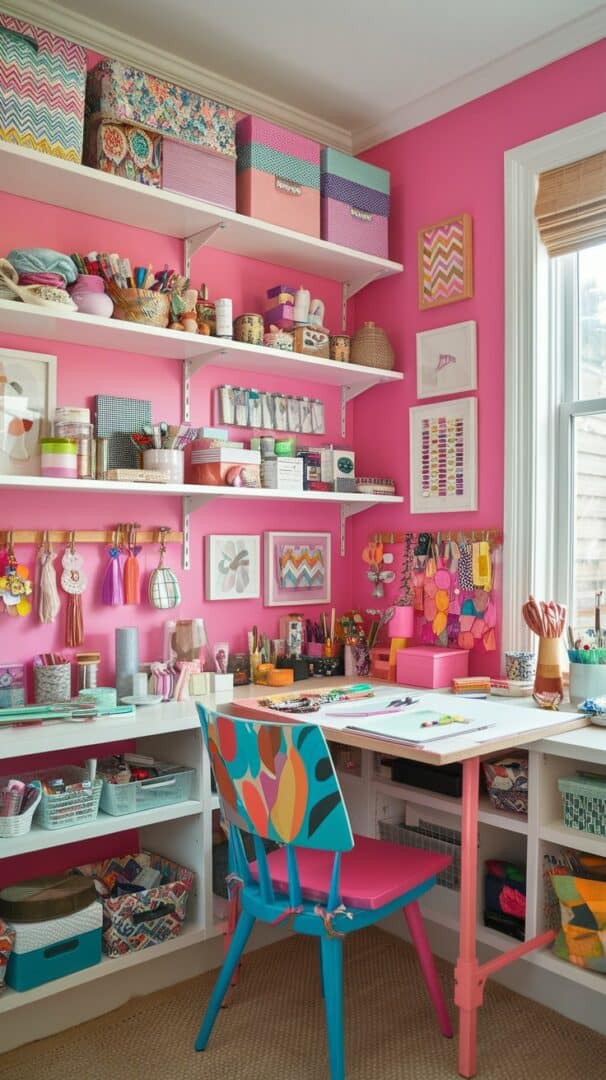23 Small Craft Room Ideas Aesthetic · Artsy Fartsy Life