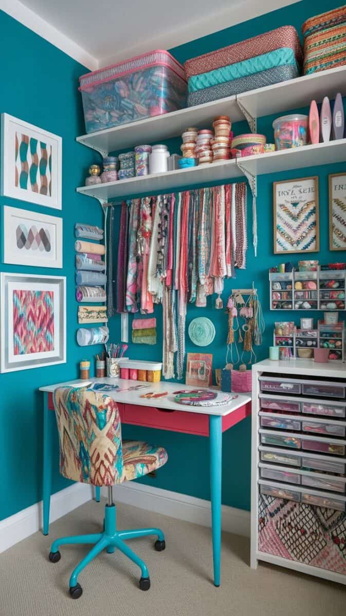23 Small Craft Room Ideas Aesthetic · Artsy Fartsy Life
