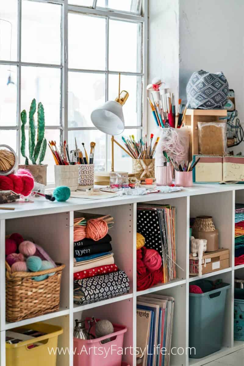 16 Ikea Craft Room Aesthetic and Inspiration · Artsy Fartsy Life
