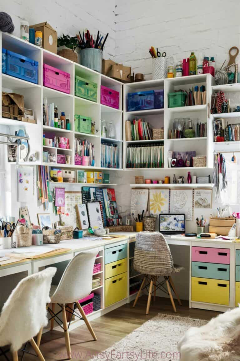 16 Ikea Craft Room Aesthetic and Inspiration · Artsy Fartsy Life